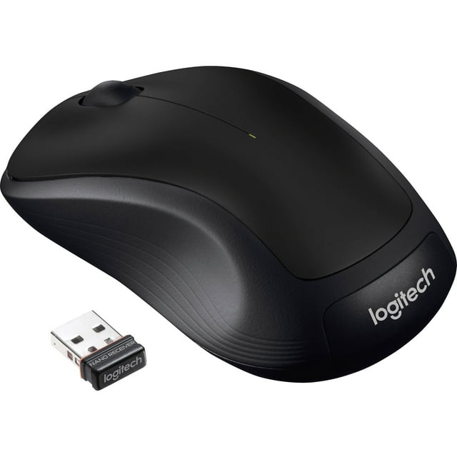 Logitech M310 Wireless Computer Mouse, 3 Buttons, 2.4GHz, Black ...