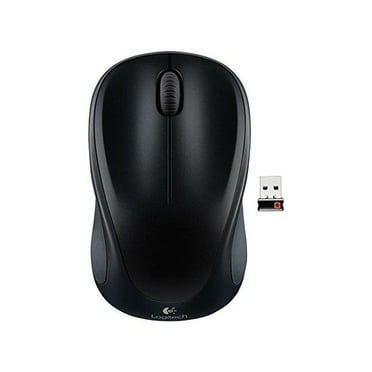Logitech M325 Full-Size Ergonomic Wireless Optical USB Mouse with ...