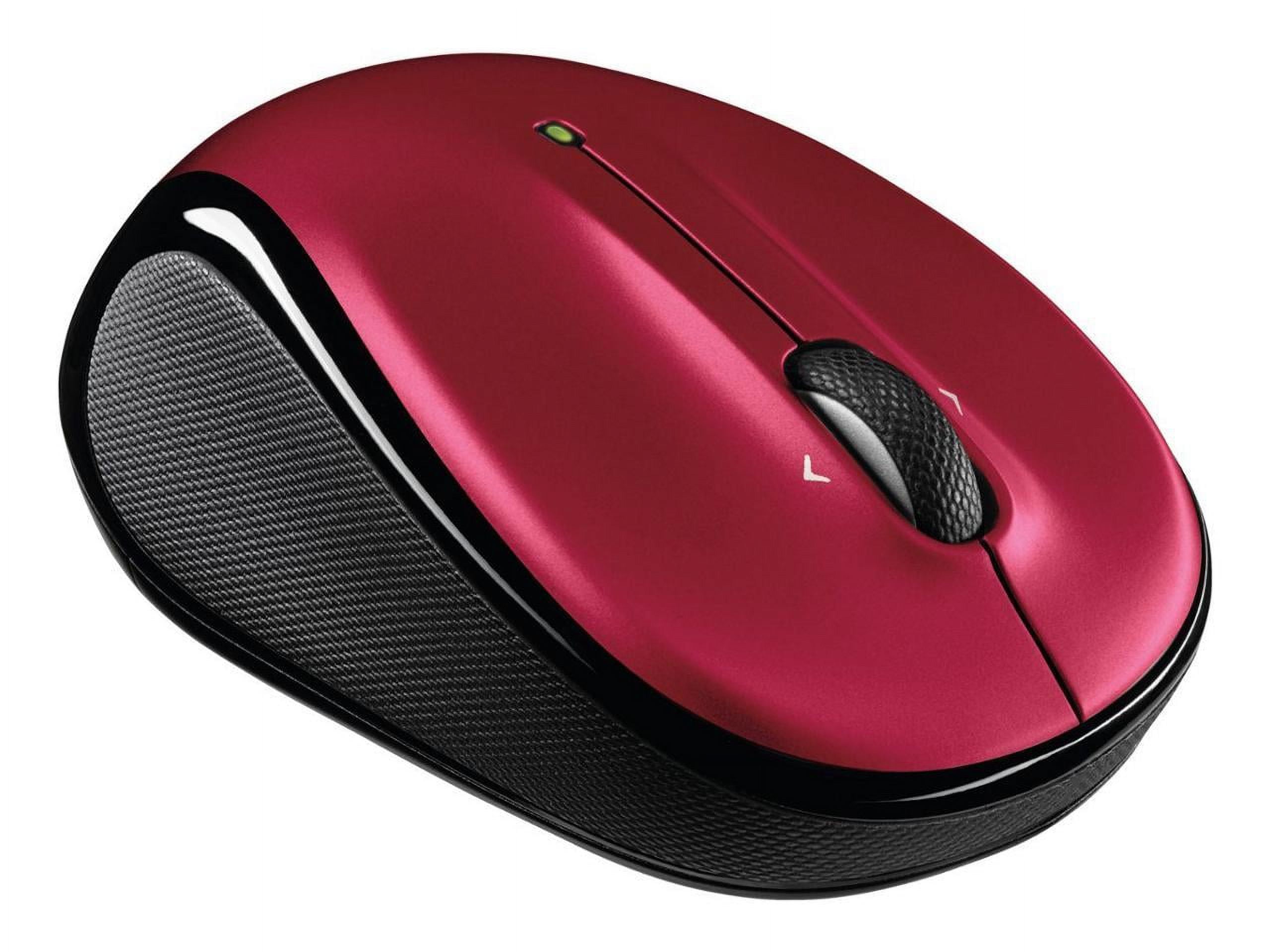 Logitech M325S Compact Portable Red Wireless Mouse with Micro-Precise ...