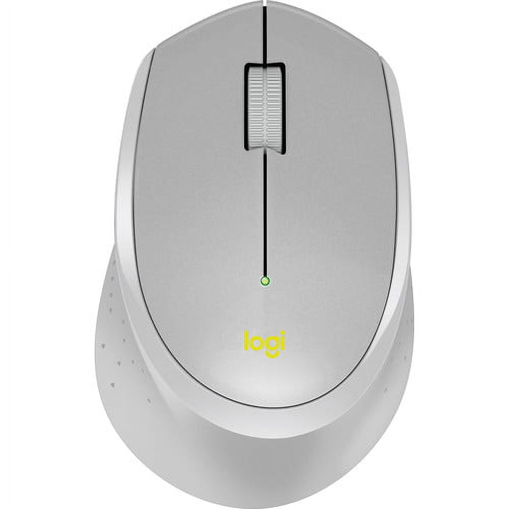Logitech M330 Silent Plus Wireless Mouse (Gray/Yellow) - Walmart.com