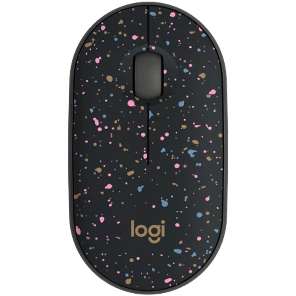 Logitech M340 Wireless Ambidextrous Mouse w/Silent Clicks, Speckles 910 ...