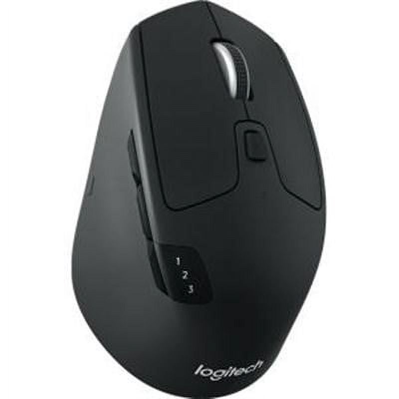 Logitech M720 Ergonomic Triathlon Multi-Computer Wireless USB Mouse ...