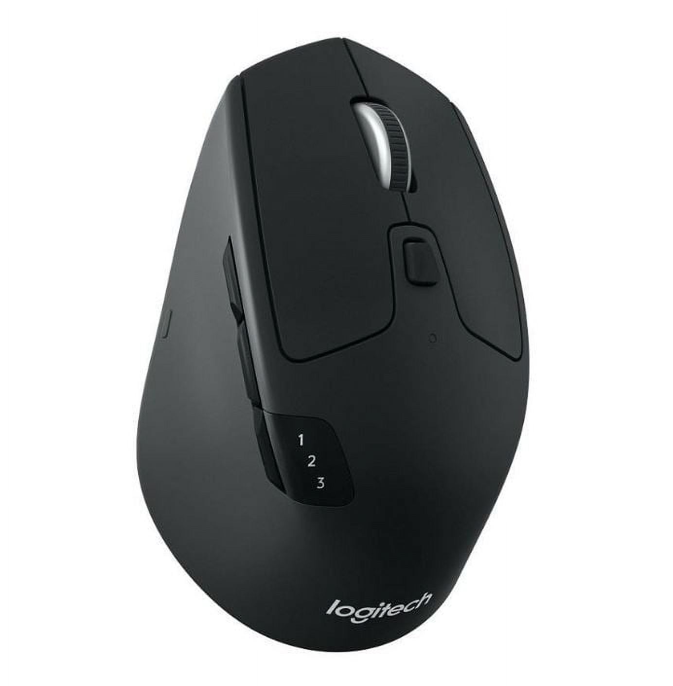 Logitech M720 Triathlon Multi-Device Wireless Bluetooth Mouse with Flow ...