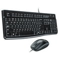 Logitech MK200 Media Combo, Keyboard/Mouse, Wired, USB, Black - Walmart ...