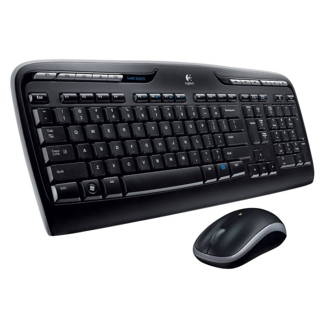 Logitech Mk320 Wireless Keyboard And Mouse Combo Black