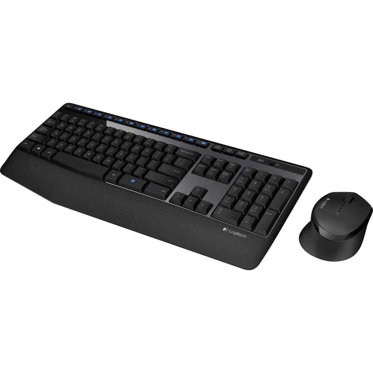 Logitech MK345 Wireless Combo with Full-Size Keyboard & Right-Handed ...