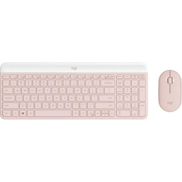 Logitech MK470 Slim Wireless Keyboard and Mouse Combo, Rose - Walmart.com