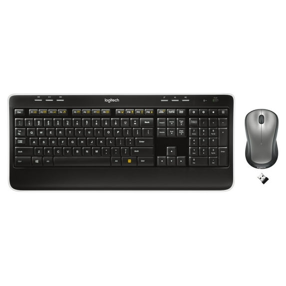 Logitech Ergonomic Computer Set - MK520 Wireless Keyboard Mouse Combo ...