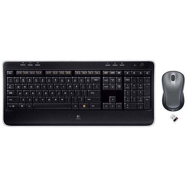 Logitech MK520 Wireless Keyboard and Mouse Combo — Keyboard and Mouse, Long Battery Life, Secure ...