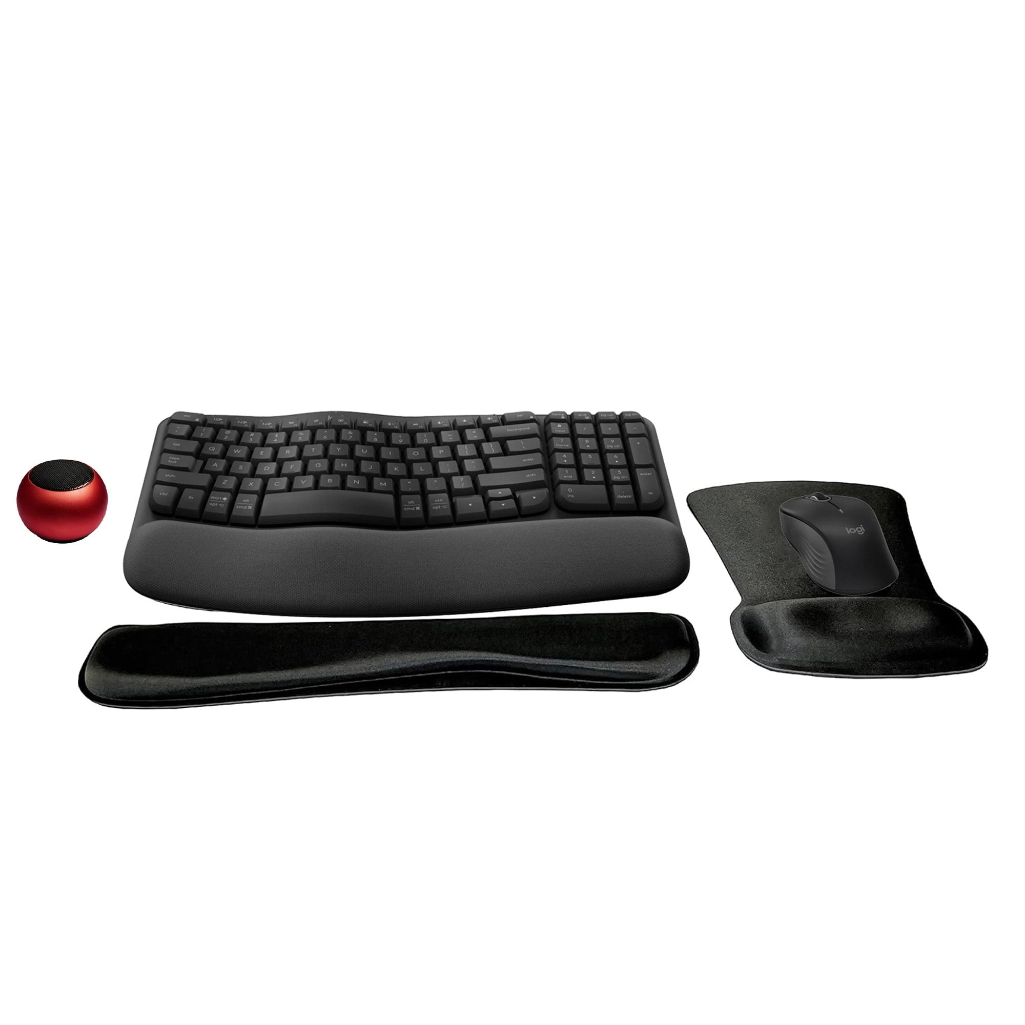 Logitech MK670 Comfort Wave Wireless Keyboard & Mouse Combo Home Office ...