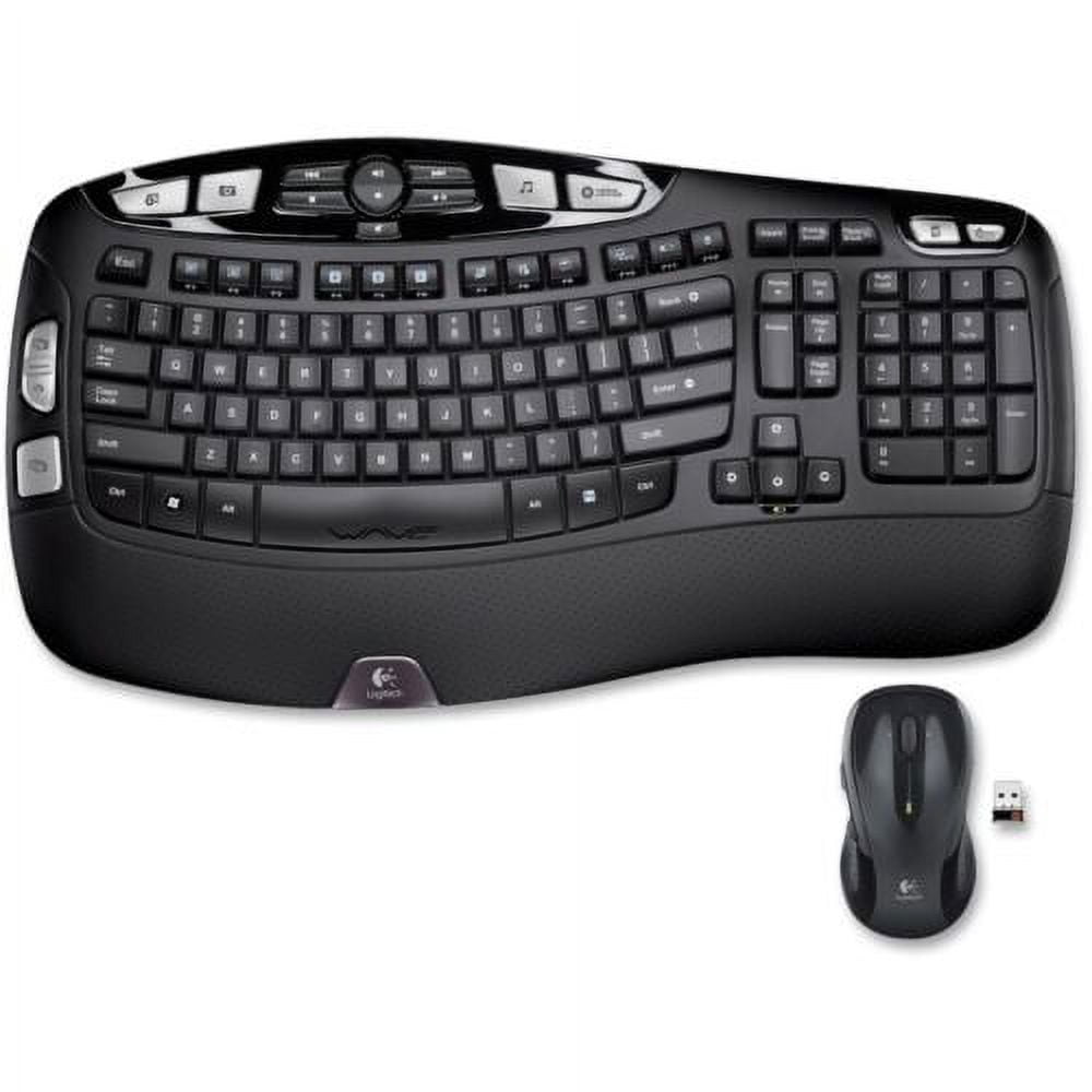 Logitech MK550 - Ergonomic Full-size Wireless Computer Keyboard and ...