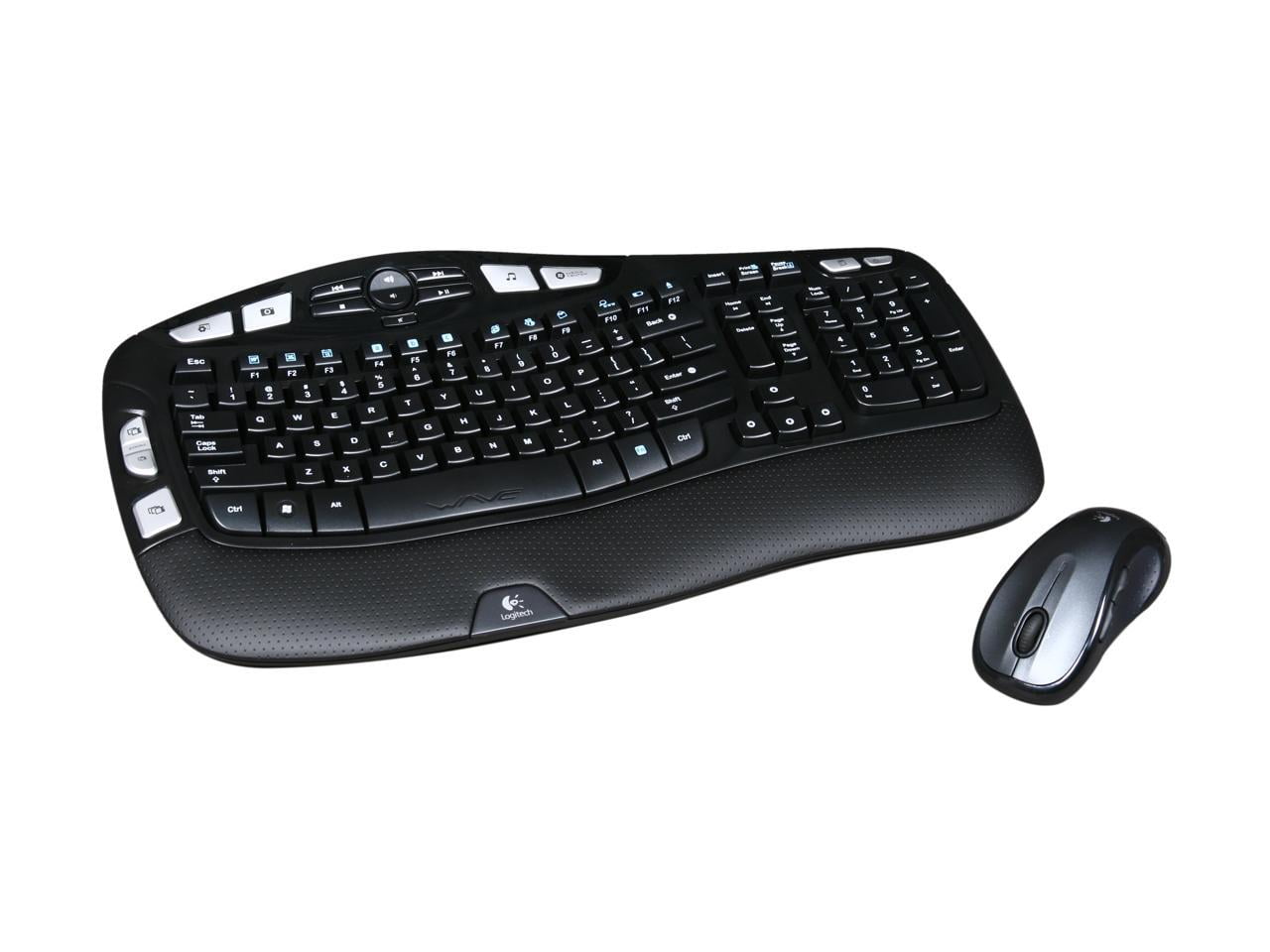 Logitech Mk550 Wireless Wave Keyboard And Mouse Combo Includes Keyboard And Mouse Long