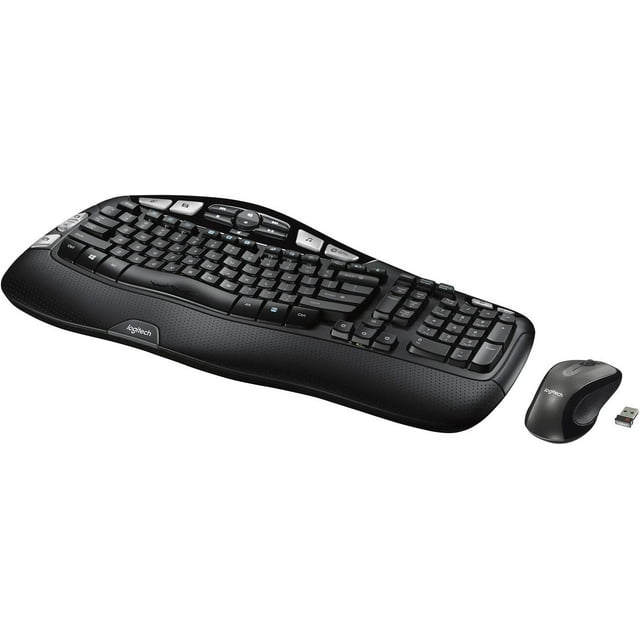 Pre-Owned Logitech MK550 Wireless Wave Keyboard and Mouse Combo - Walmart.com
