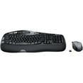 Logitech MK570 Comfort Wave Wireless Keyboard and Mouse Combo - Quiet ...