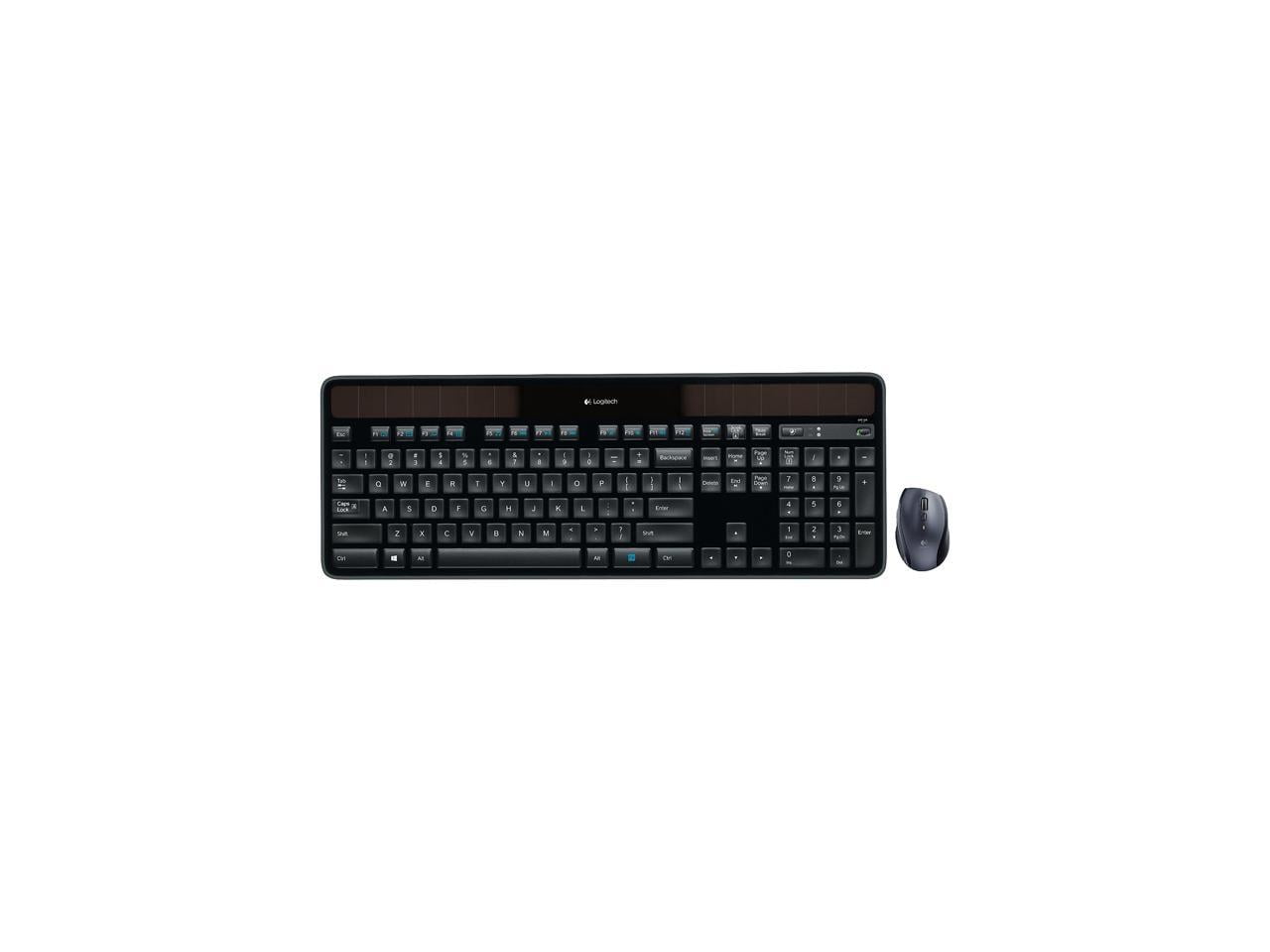 Logitech MK750 PC Compatible High-Performance Wireless Solar Keyboard ...