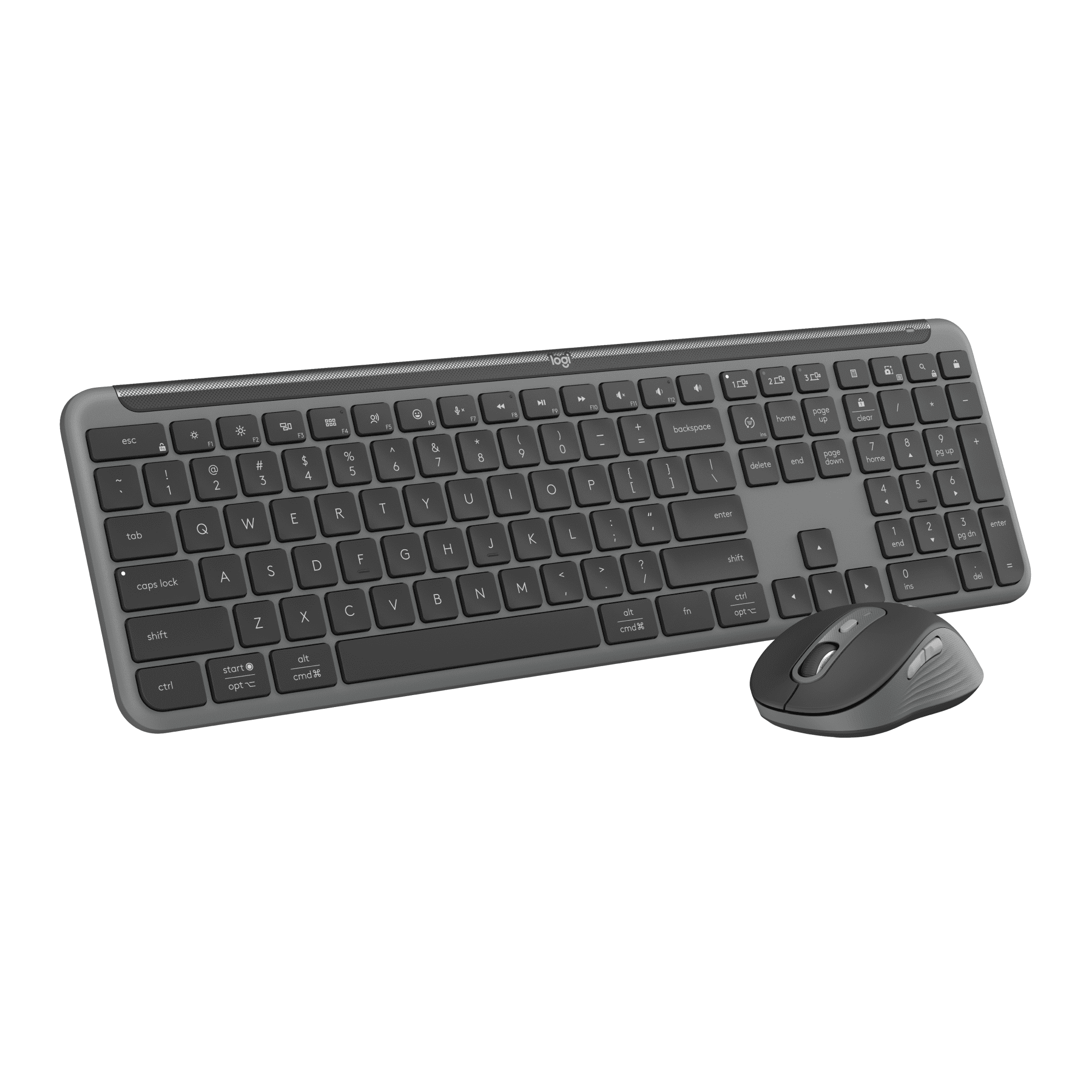 Logitech MK955 Signature Slim Wireless Keyboard and Mouse Combo ...