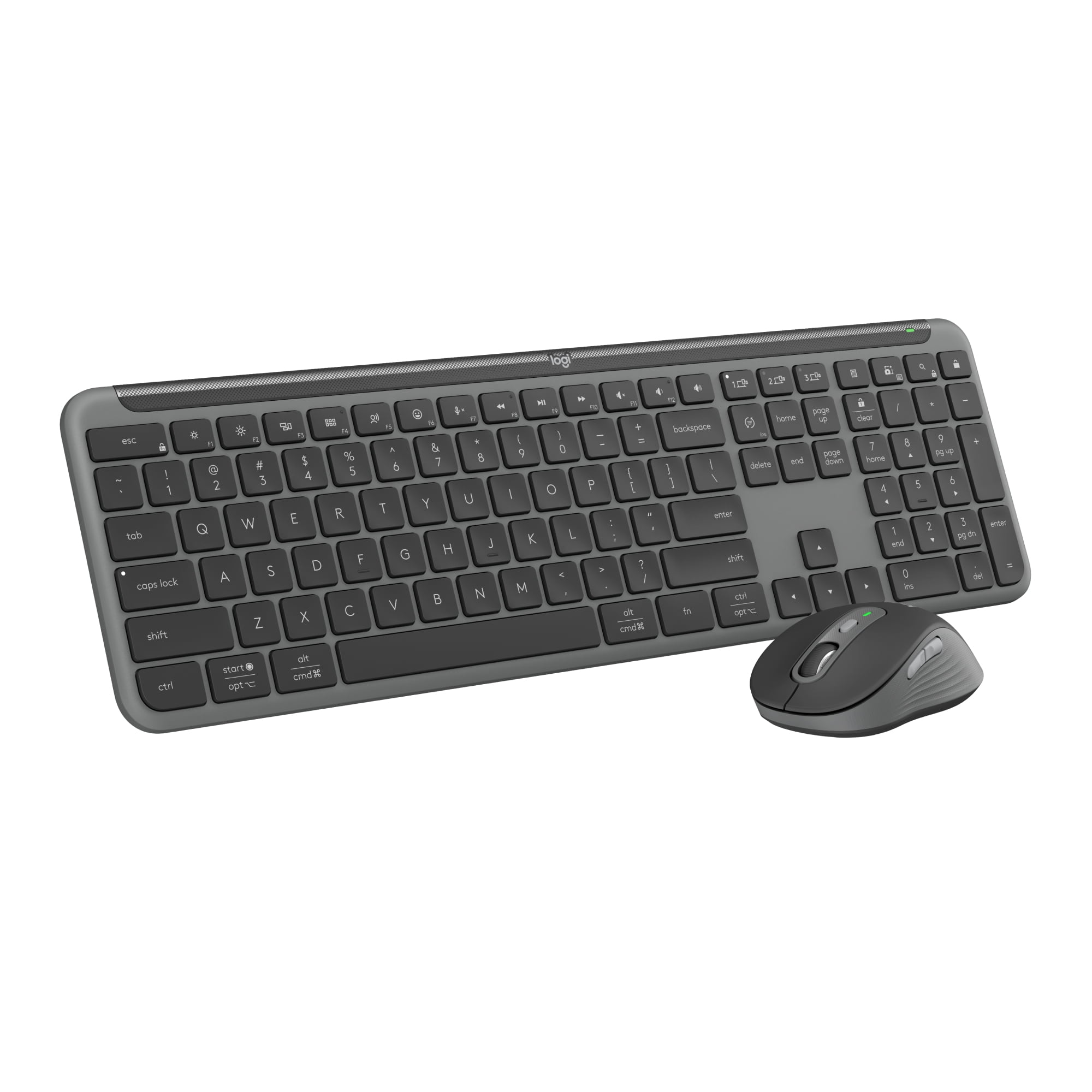 Logitech USB MK955 Signature Slim Wireless Keyboard and Mouse Combo for ...