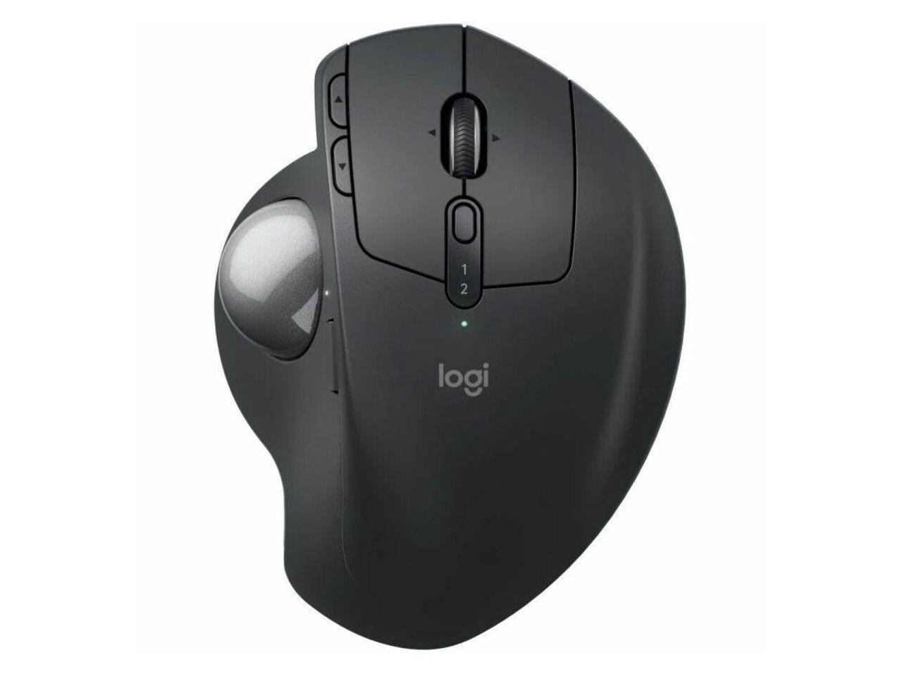 Logitech MX Ergo S Plus Advanced Wireless Trackball Mouse, USB-C ...