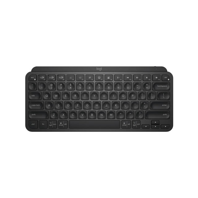Ergonomic Logitech MX Keys Mini Wireless Keyboard, Compact, Backlit, Bluetooth, USB-C, Multi-OS ...