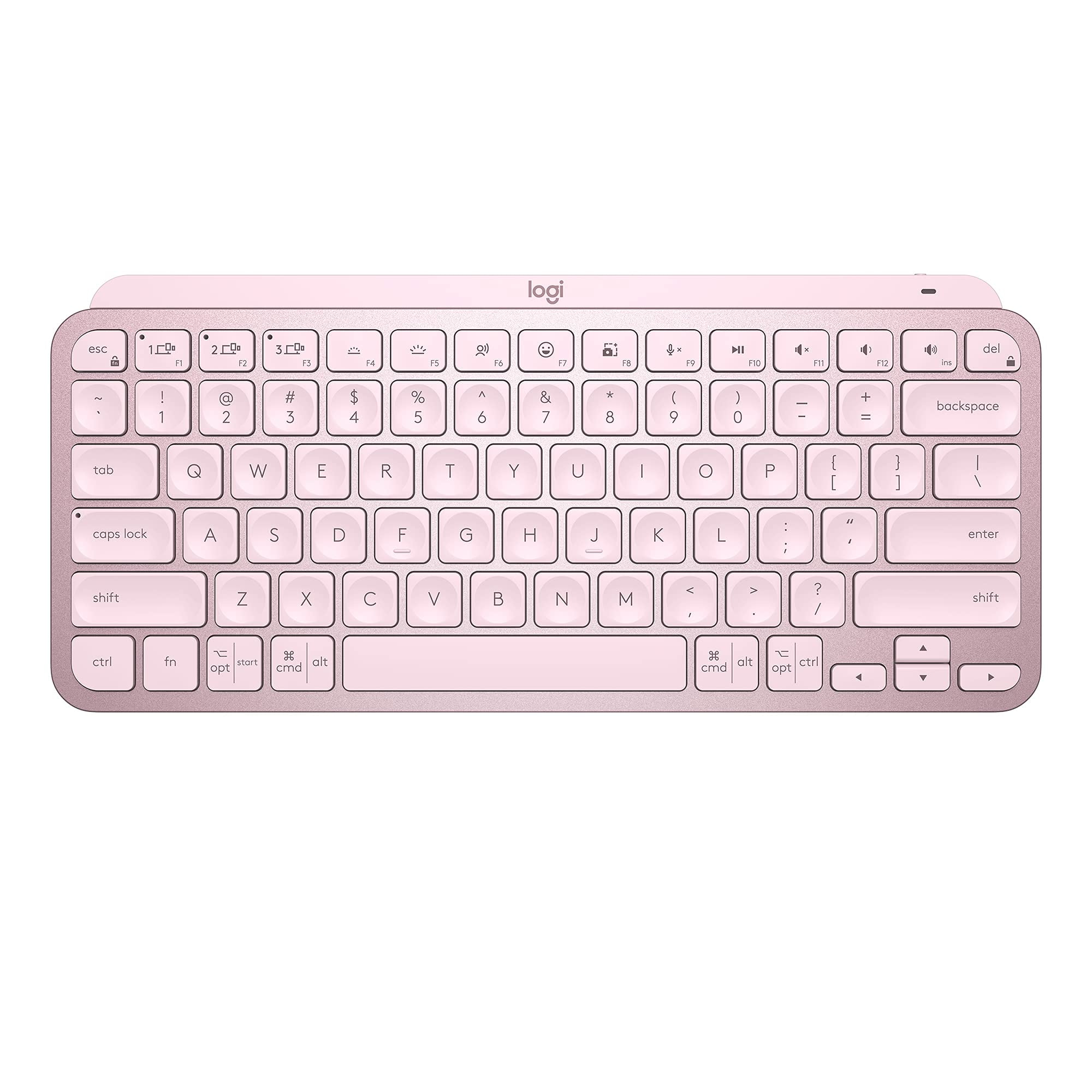 Logitech MX Keys Mini Minimalist Wireless Keyboard Rose SPANISH LAYOUT ...