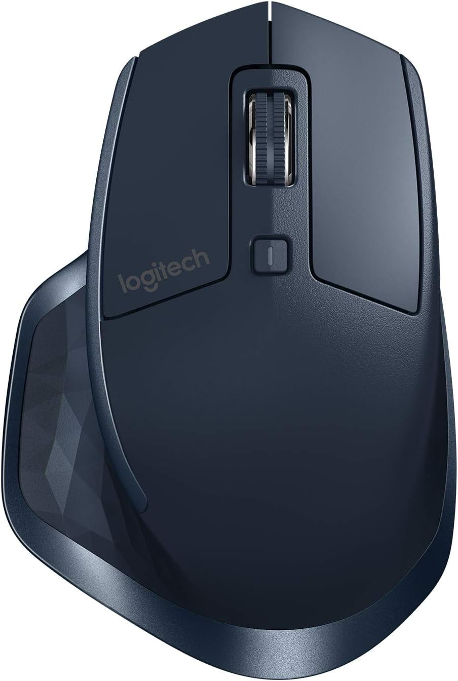 Logitech MX Master Wireless Mouse Navy Blue– Use on Any Surface ...