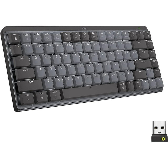 Logitech MX Mechanical Mini Wireless Illuminated Keyboard, Clicky ...