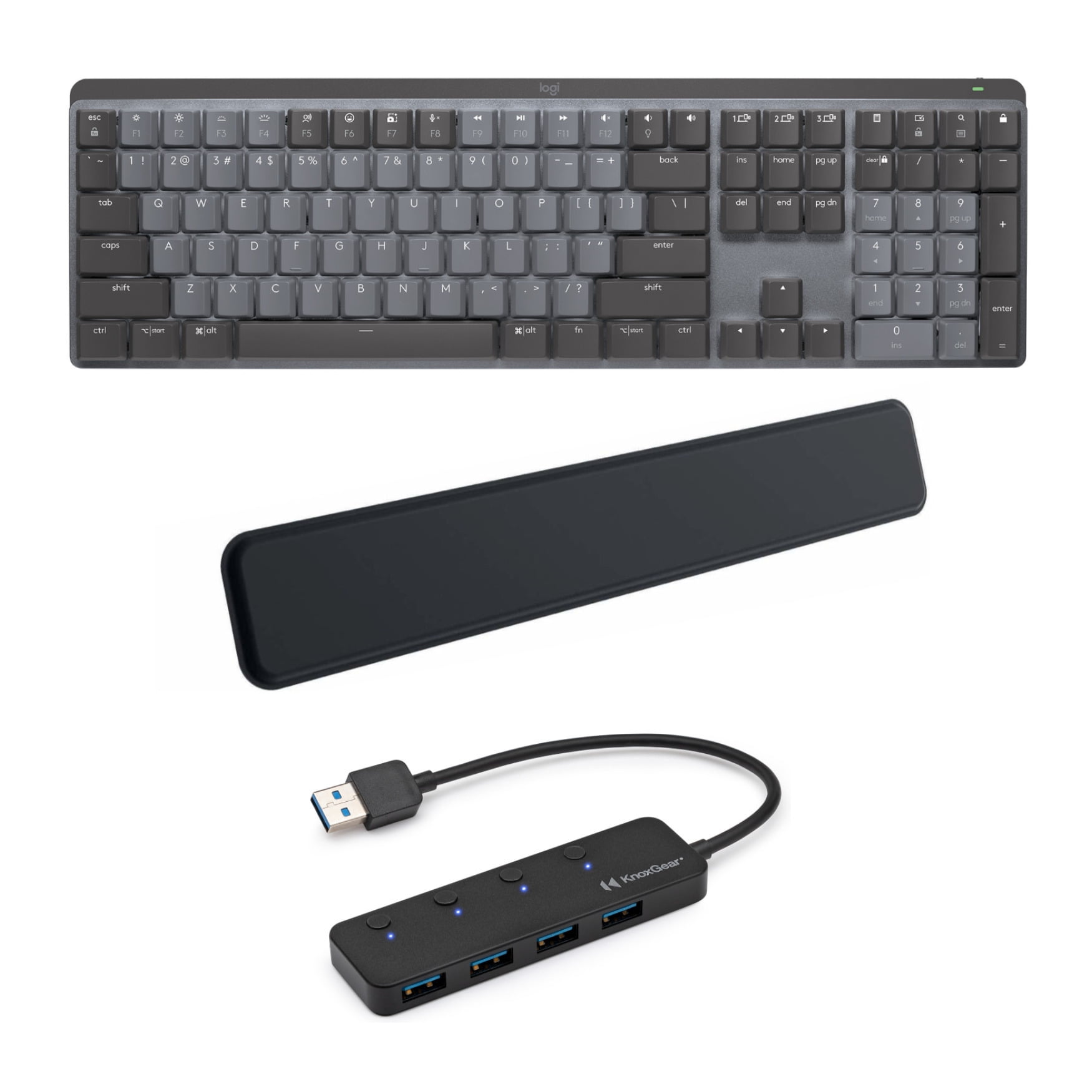 Logitech MX Mechanical Wireless Illuminated PC Keyboard with Lighted ...