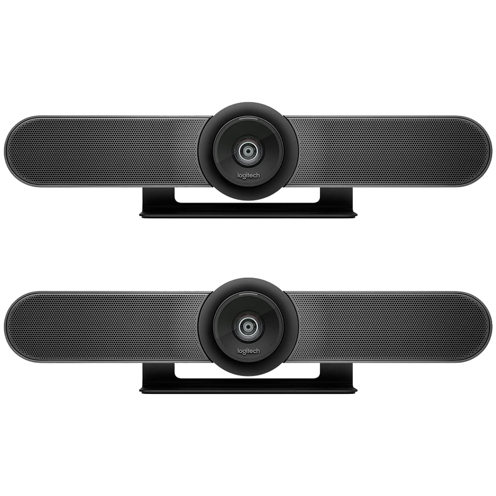 Logitech MeetUp All-in-One 4K ConferenceCam with 120° FOV Lens 2 Pack ...
