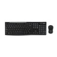 Logitech Mk270 Full Size Compact Wireless Keyboard & Mouse Combo, Black ...