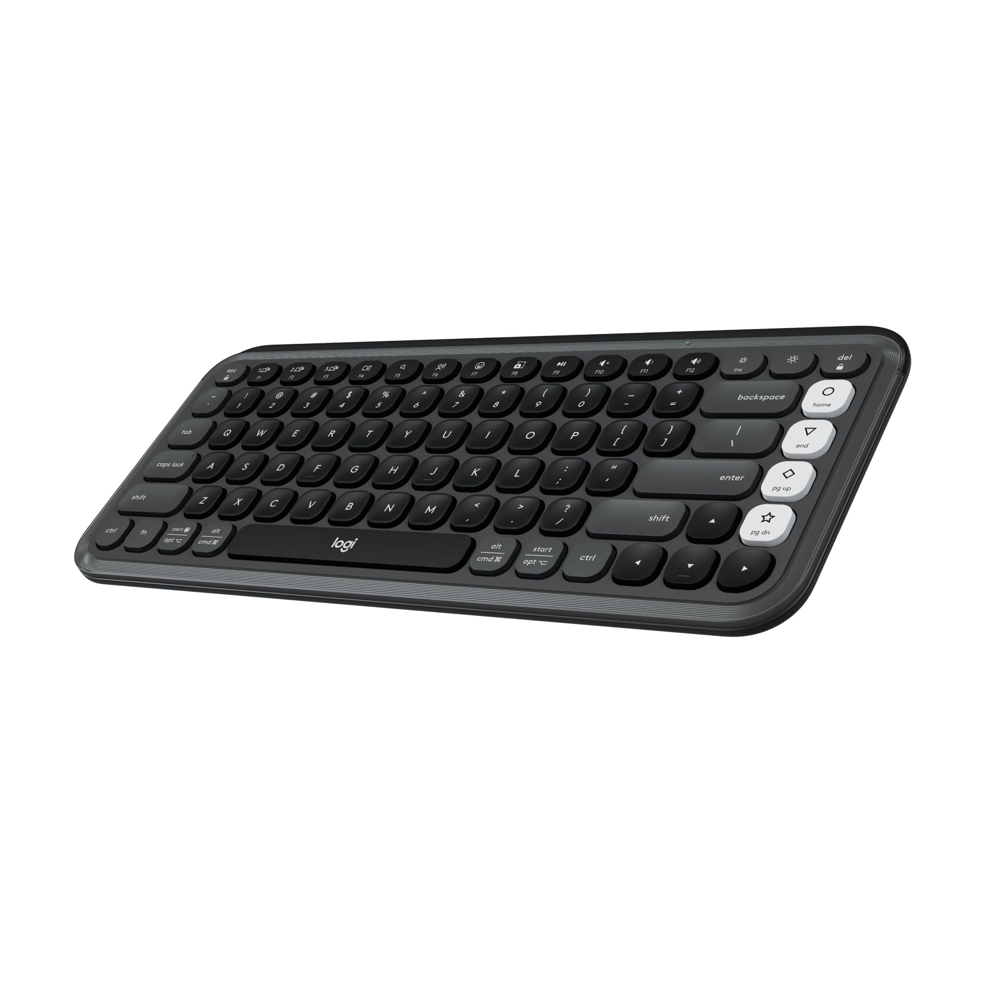 Logitech POP ICON Keys Wireless Bluetooth Keyboard, Comfortable Typing ...