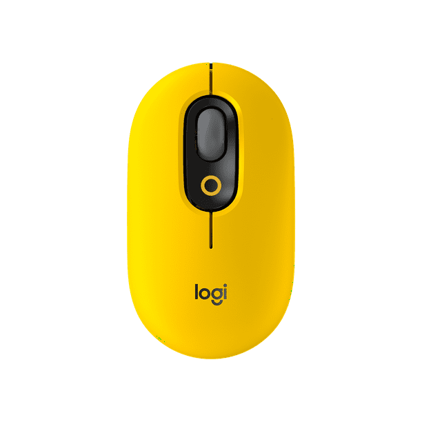 Logitech POP Silent USB Type A Wireless Bluetooth Mouse, Blast Yellow ...