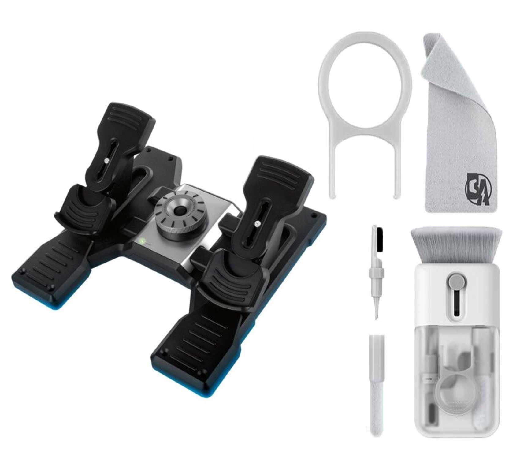 Pre-Owned Logitech - Pro Flight Rudder Pedals Gaming Controller for PC ...