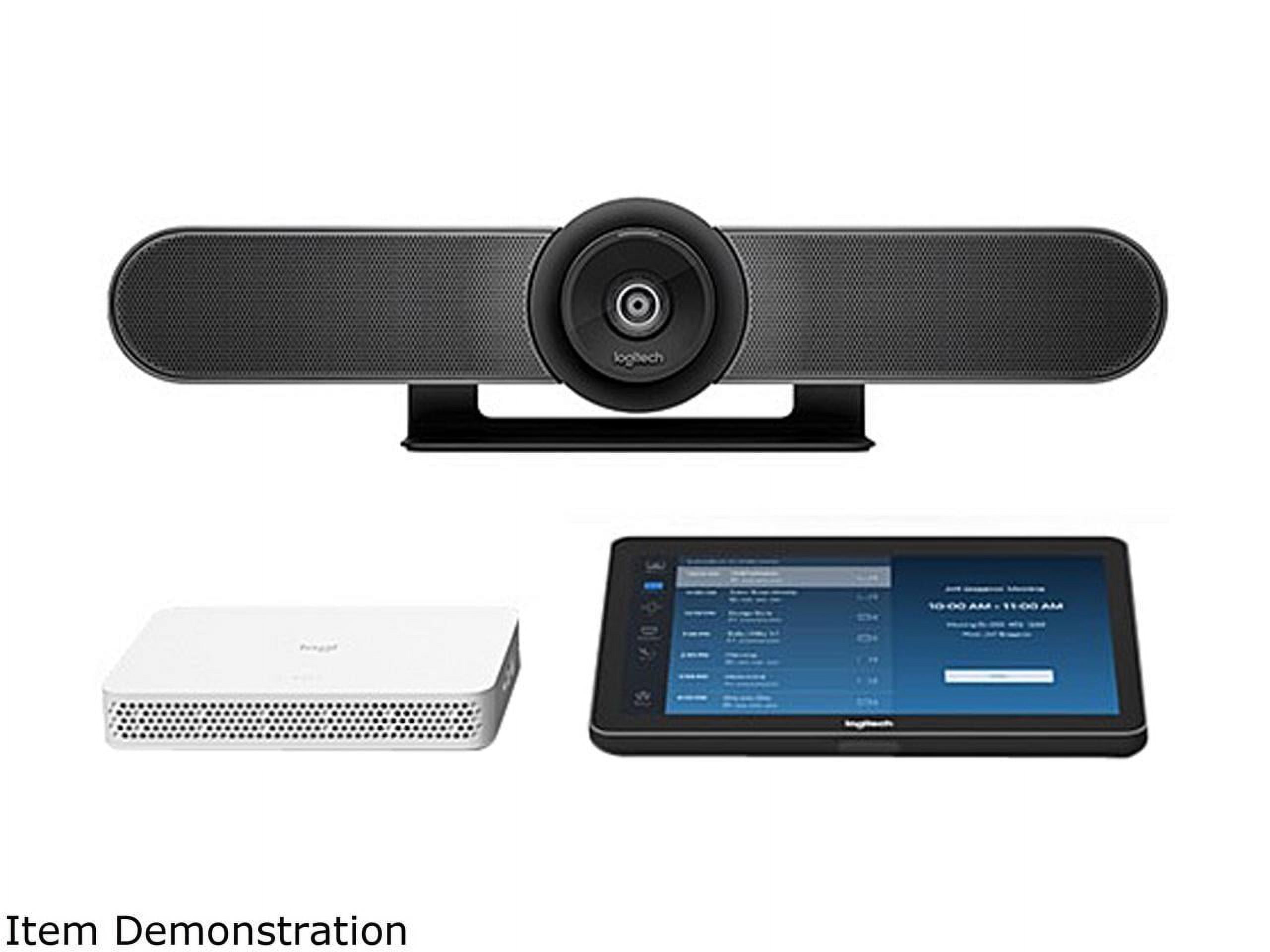 Logitech Room Solutions - MeetUp + RoomMate + Tap IP + Compute Mount ...