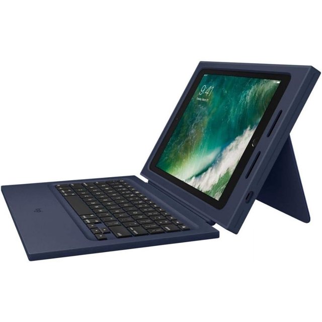 Logitech Rugged Protection Combo Keyboard and Folio Case for iPad 9.7 ...