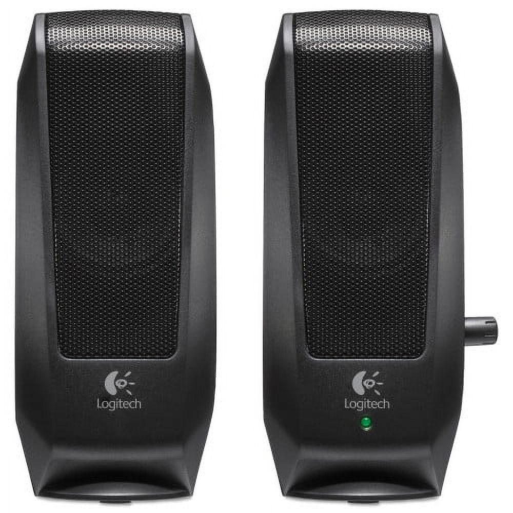 Logitech S120 2.0 Multimedia Speakers, Black, Each - Walmart.com
