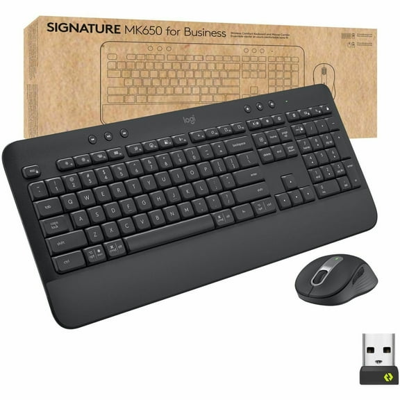 MK370 Combo for Business, Wireless Full-Size Keyboard and Wireless ...