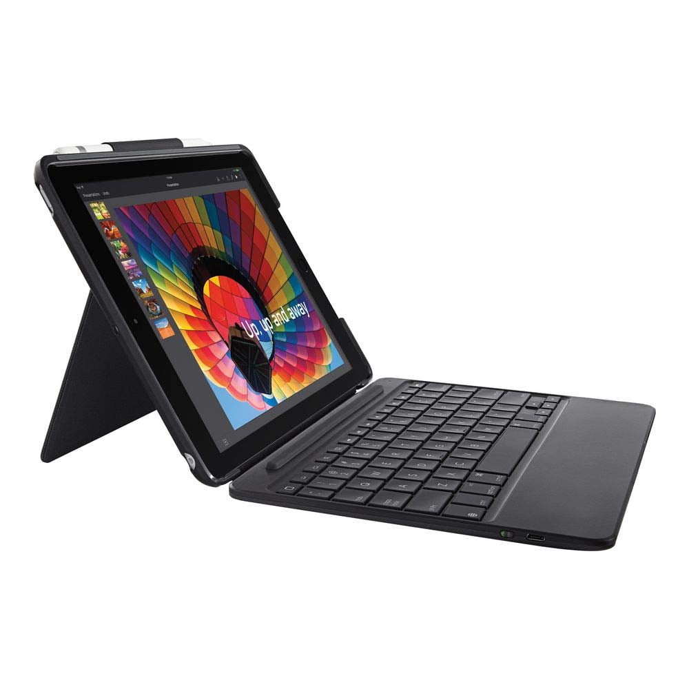 Logitech Slim Combo Case with Detachable Backlit Bluetooth Keyboard for ...