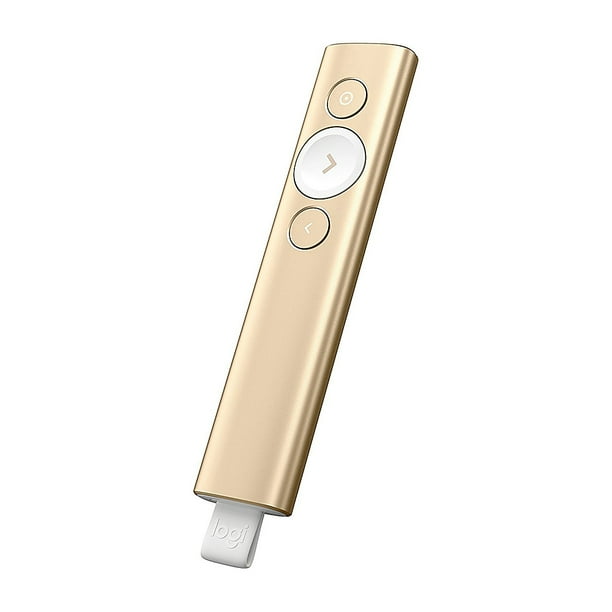Logitech Spotlight Presentation Remote - Gold - Walmart Business Supplies
