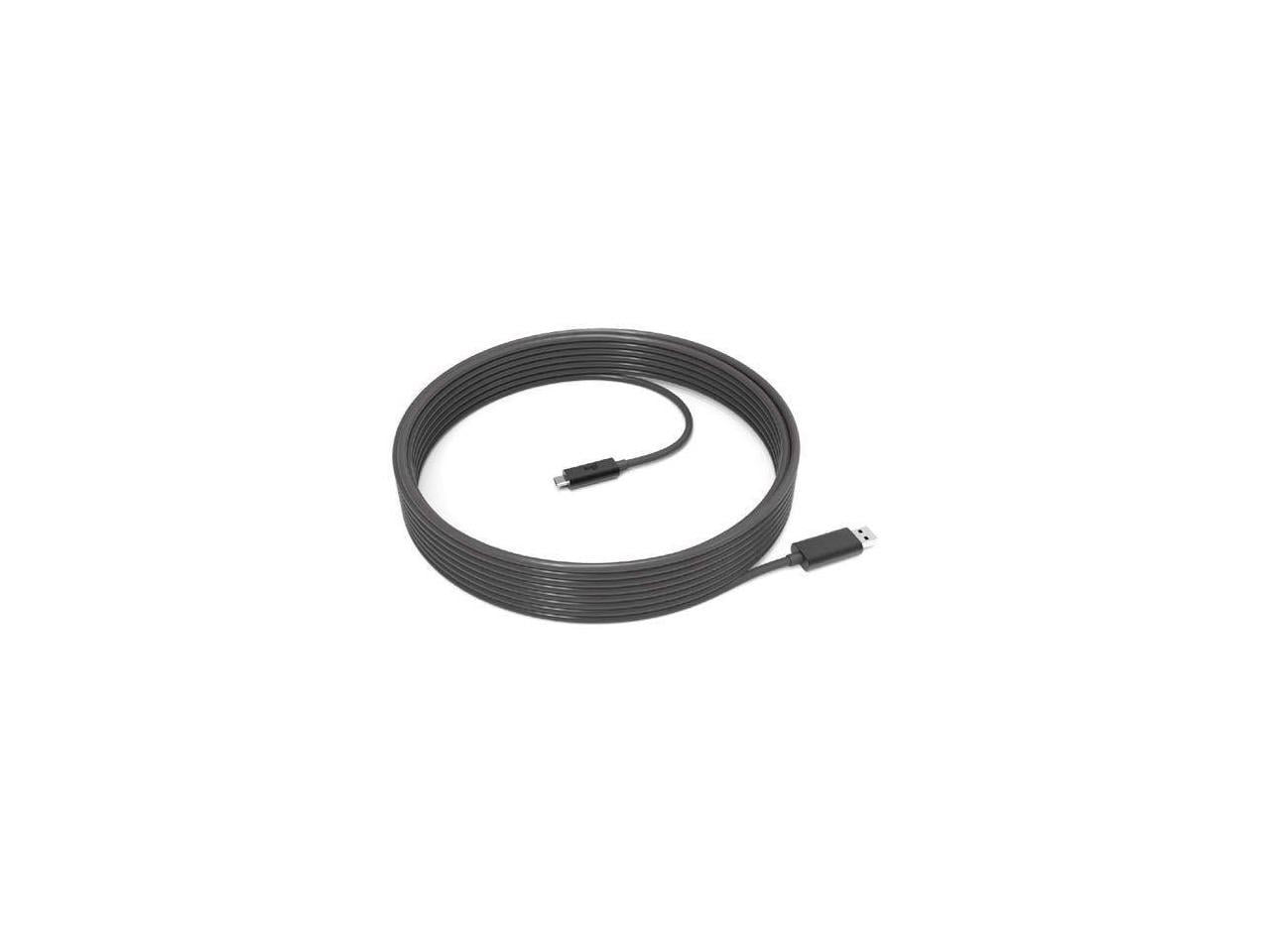 Logitech 32.8' Strong USB 3.2 Gen 2 Type-A Male to USB Type-C Male ...