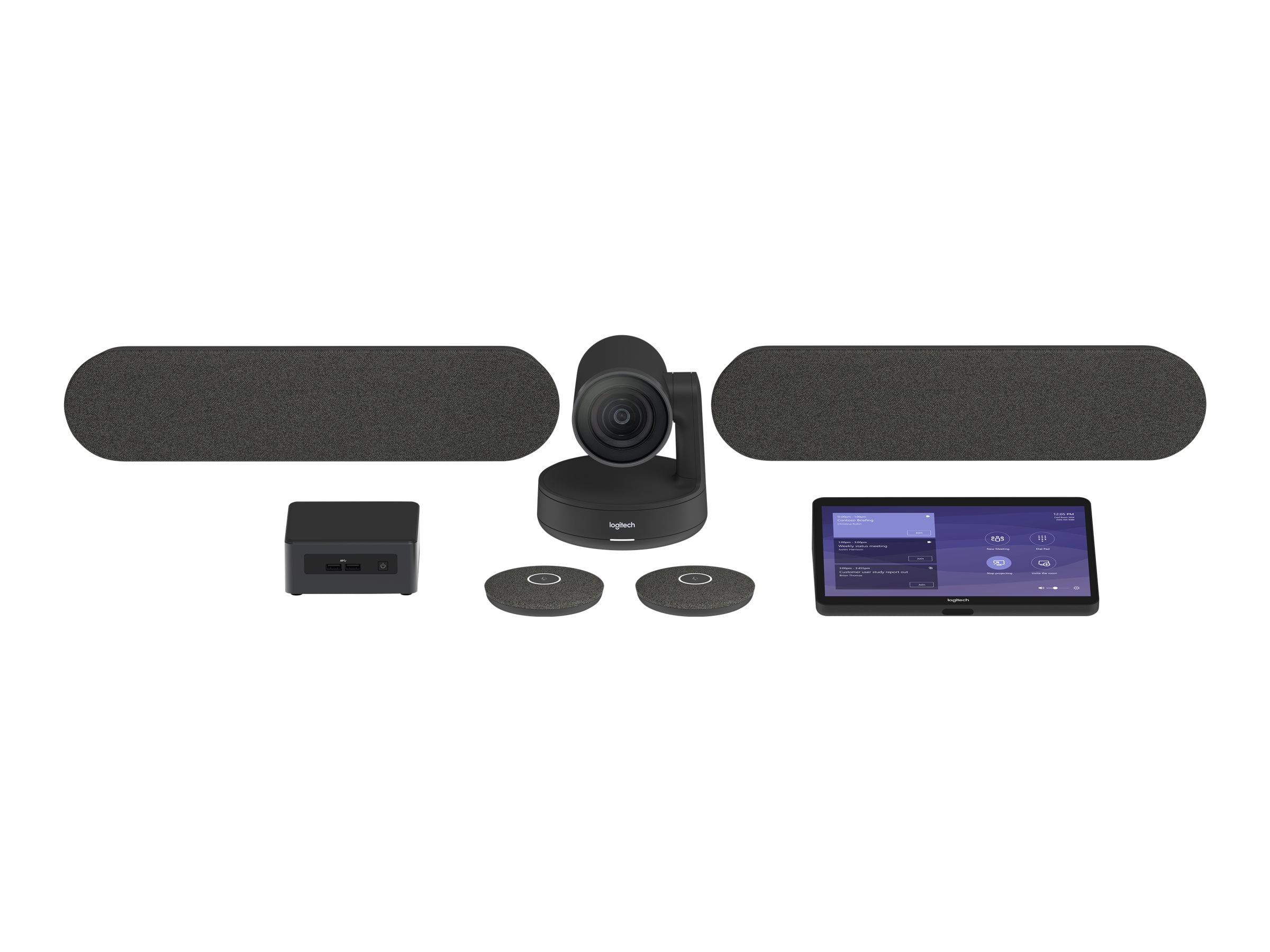 Logitech Tap for Microsoft Teams Large Rooms - Video conferencing kit ...