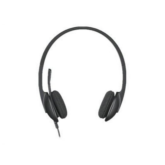 Logitech USB Headset H340, Internet Calls and Music, Black, Plug-and ...
