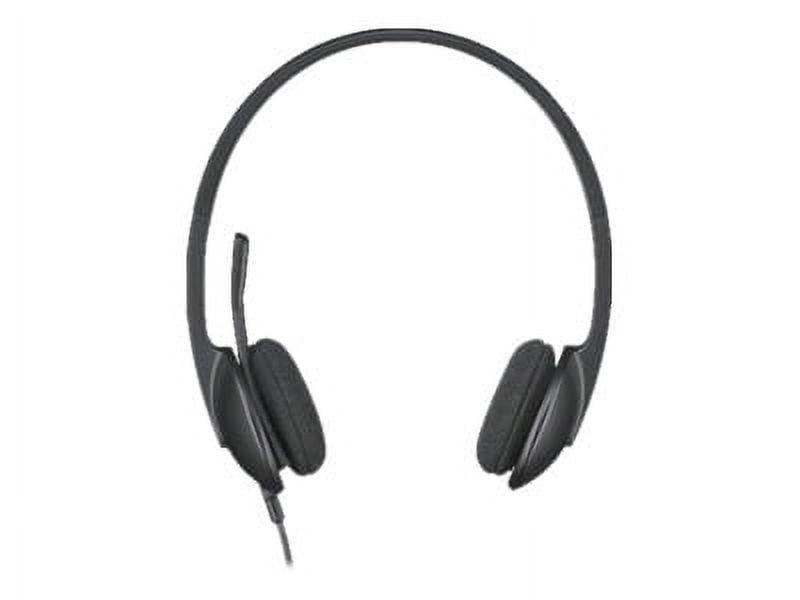 Logitech USB Headset H340, Internet Calls and Music, Black, Plug-and ...