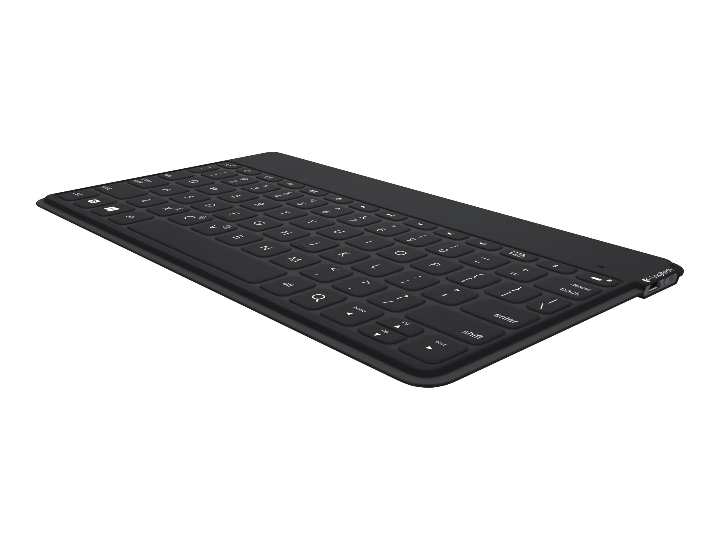 Logitech Keys-To-Go - Keyboard - Bluetooth - black - Walmart.com