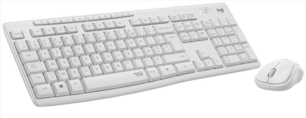 Logitech Wireless Keyboard and Mouse Combo, Comfortable Typing, Durable ...