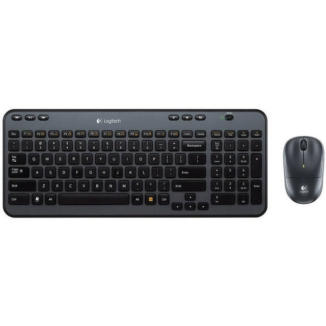 Logitech MK360 Wireless Keyboard and Mouse Combo Set for PC with USB ...