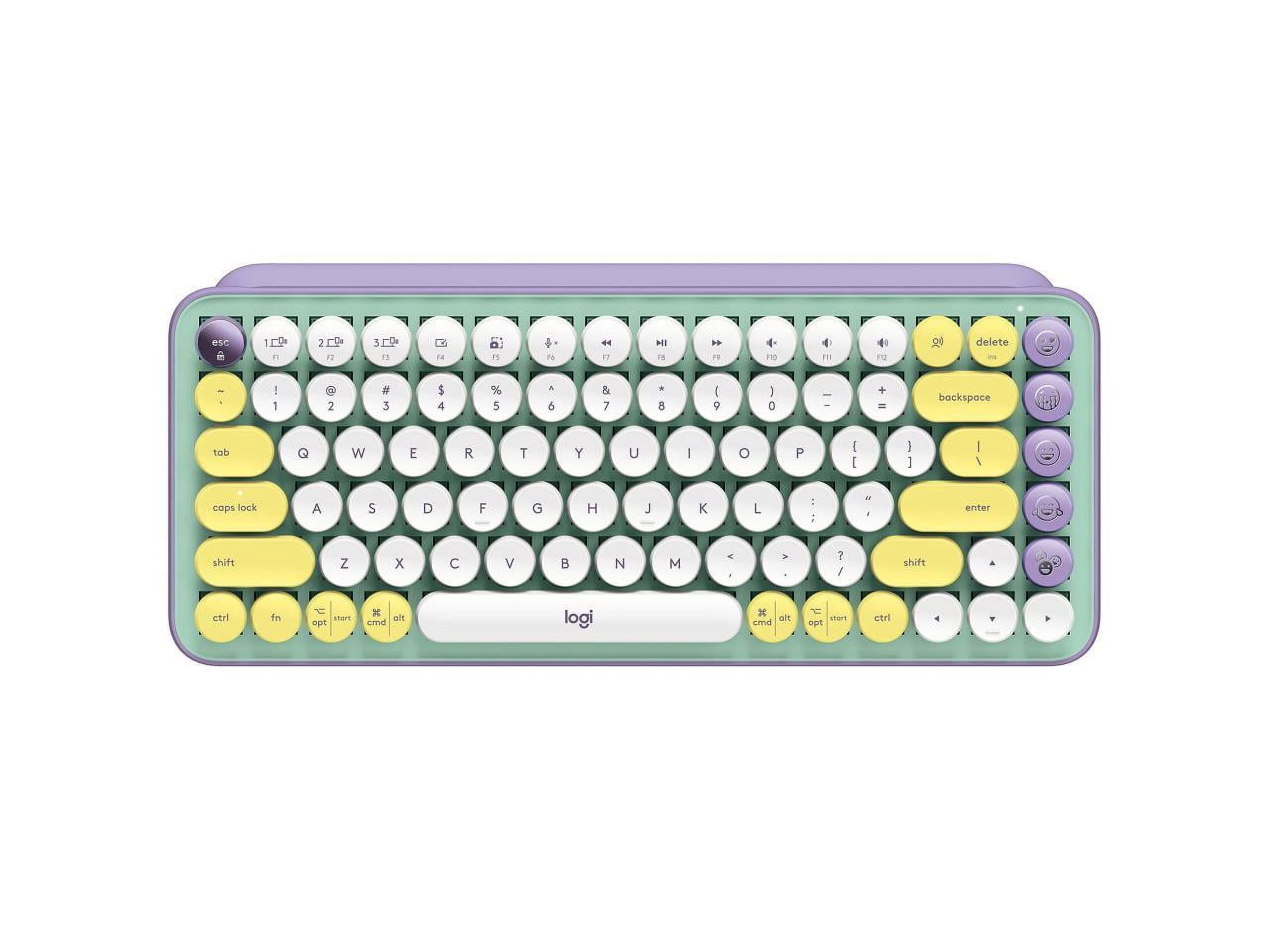 Logitech Cordless Mechanical Keyboard - Bluetooth, Customizable Emoji ...