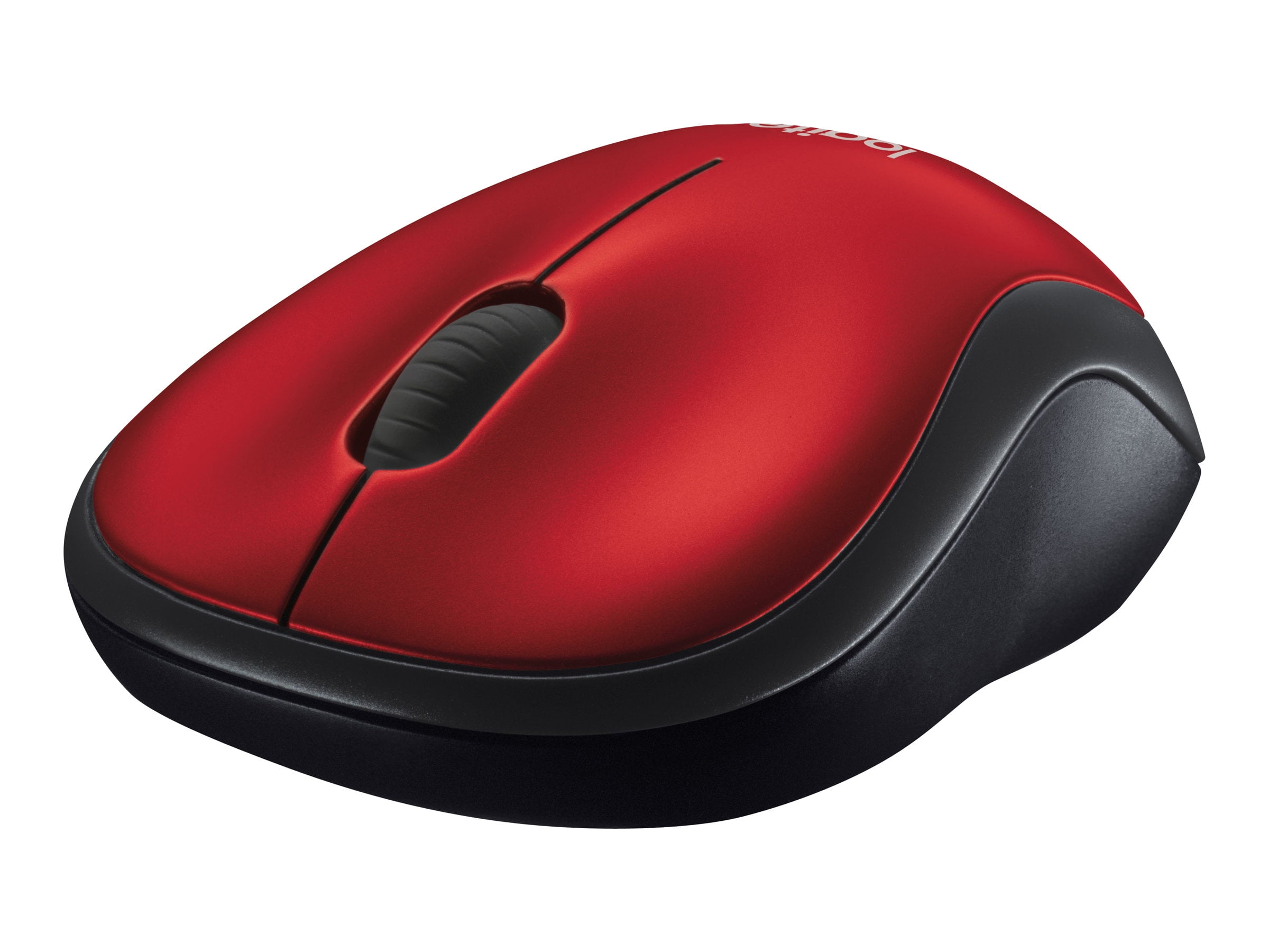 Logitech Wireless Mouse Red/Black M185 - Walmart.com