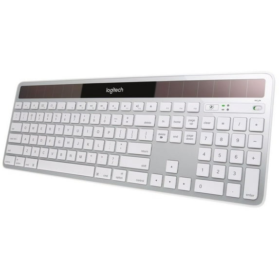 Logitech Computer USB Wireless Solar Keyboard K750 - 2.4 GHz – Silver ...