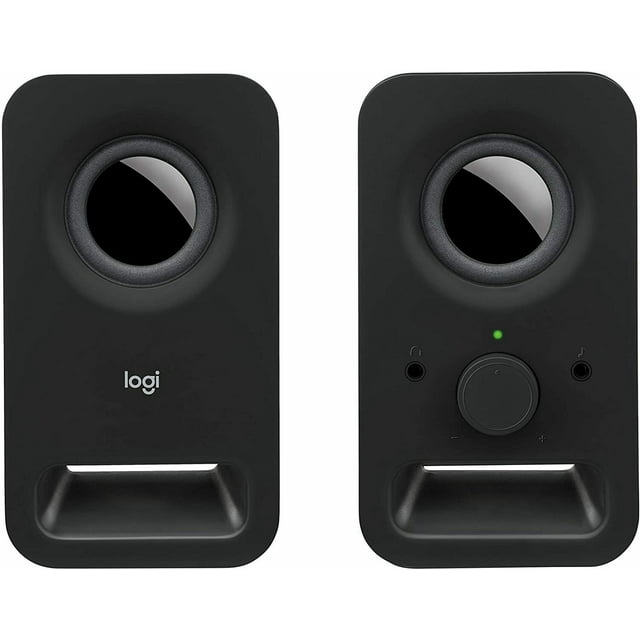 Logitech Z150 Multimedia 2.0 Desktop System Speakers - PC Plug, Black ...
