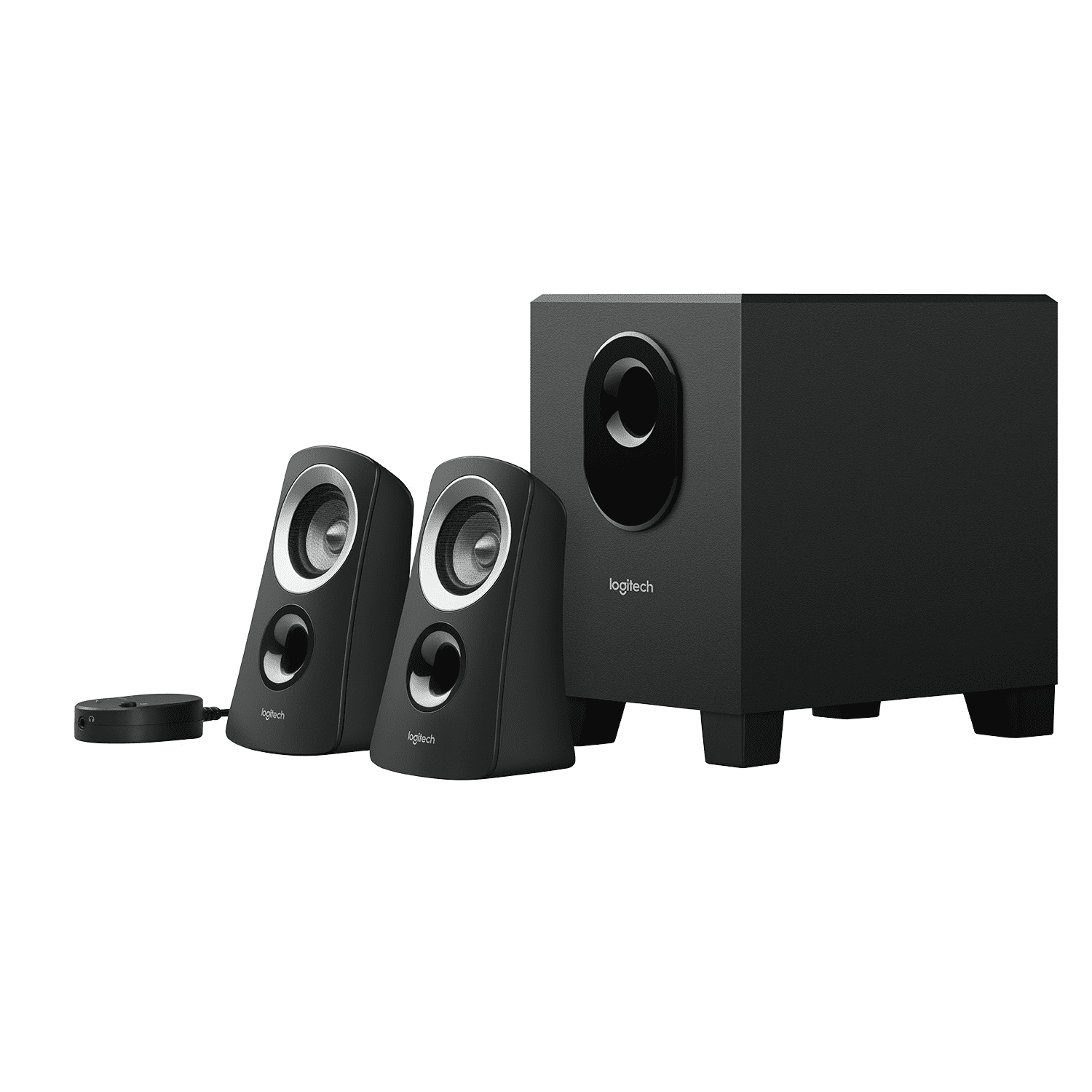 Logitech Z313 2.1 Speaker System - 50W, Subwoofer, for PC/TV/Laptop ...